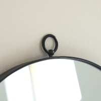 Specchio in metallo nero M Raj | Maisons du Monde