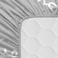 Lenzuolo Sotto Singolo con Angoli 100% Cotone Panna KLULK | Maisons du ...