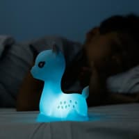 Veilleuse Lune blanche avec télécommande | Maisons du Monde