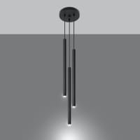 Lámpara techo extensible tijera negro industrial e27 | Maisons du Monde