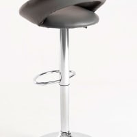 Taburete de bar en hierro blanco/dorado Melina | Maisons du Monde