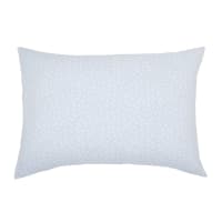 Taie d'oreiller (x2) gaze de coton bleu orage 50x70 Carla | Maisons du ...