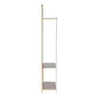 Espejo ovalado de acero dorado 114x50 HIPSTER | Maisons du Monde