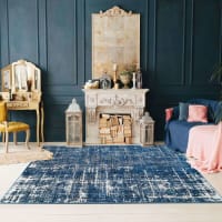 Tappeto vintage effetto patinato grigio/nero 120x170 Stelle | Maisons ...