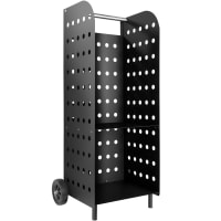 Porte-bûches solide et design en métal Noir-mat IRVING | Maisons du Monde