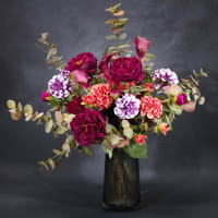 Tallo de dalia artificial naranja h48 Andreas | Maisons du Monde