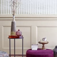 Portavelas de nácar rojo Lotus | Maisons du Monde