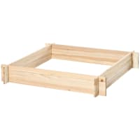 Orto rialzato a 3 livelli per piante da giardino in legno Outsunny ...
