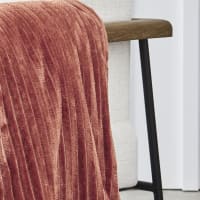 Plaid orange 150x200 cm | Maisons du Monde