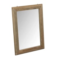 Specchio grande con cornice in legno nera 120x190 cm Leonardo | Maisons ...