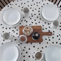 Pack Mesa de Navidad Piñas - Mesa Redonda (Ø200 cm) Christmas ...