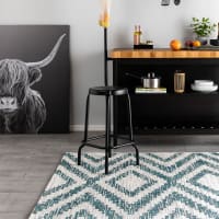 Tapis d'extérieur & intérieur bleu 240x340 Cleo | Maisons du Monde