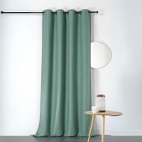 Rideau obscurcissant et isolant boreal polyester ardoise 140x260 cm ...