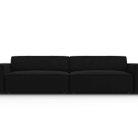 Schlafsofa in Pet Friendly Cord-Stoff, Schwarz Napi | Maisons du Monde