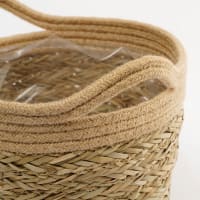 Cesto contenitore in giacinto d'acqua beige JANA | Maisons du Monde