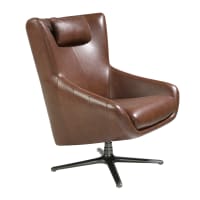Drehbarer Sessel mit Fußstütze, grau Swing | Maisons du Monde