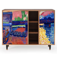 Sideboard bunt mit 3 Schubladen und 1 Tür L 125 cm KANDINSKY | Maisons ...