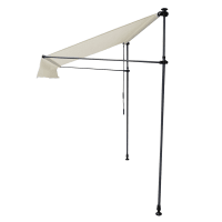 Store banne pour balcon 3 × 1,2m toile beige Chene | Maisons du Monde