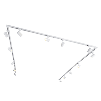 Sistema moderno de riel colgante blanco con 5 foco Iconic jeana ...