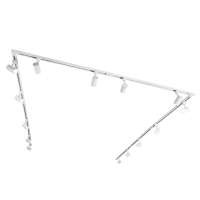 Sistema moderno de riel colgante blanco con 5 foco Iconic jeana ...
