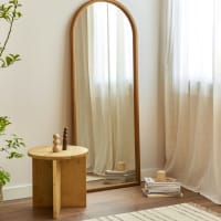 Großer, ovaler Spiegel aus Mangoholz, 60x170cm ROXANE | Maisons du Monde