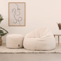 Pouf XL bouclette | Maisons du Monde