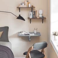 Tavolo a muro pieghevole marrone in mdf | Maisons du Monde