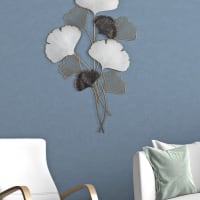 Pannello decorativo 3D in metallo nero con cornice cm 27x2,5x70 Divaker ...