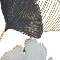 Pannello decorativo 3D in metallo nero con cornice cm 27x2,5x70 Divaker ...