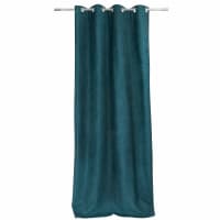 Rideau thermique aspect velours 140x260cm Gris anthracite GALENA ...