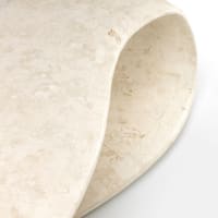 Tavolino basso in pietra fossile tavolo da caffè beige cm 100x52 28h ...