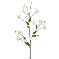 Tallo de gloriosa brillante artificial morada y plateada H88 Noël ...