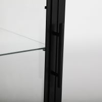 Table de chevet bidon en métal noire L 40 cm Harlem | Maisons du Monde