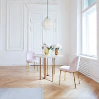 Suspension en verre et métal transparent Genura | Maisons du Monde