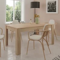 Mesa de comedor extensible roble canadian Thea | Maisons du Monde