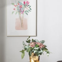 Lámina decorativa flower bouquet no.1 60x90cm Kruth design | Maisons du ...