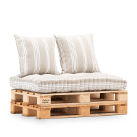 Cuscino per pallet imbottito blu 120 x 80 cm Cuzco | Maisons du Monde