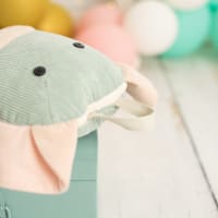 Couverture pour enfant "Smiley" moutarde | Maisons du Monde