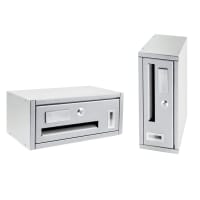 Cassetta postale da parete moderna antracite 37x11x37cm | Maisons du Monde