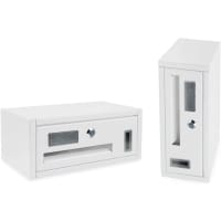 Cassetta postale da parete moderna antracite 37x11x37cm | Maisons du Monde