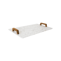 Tablero ovalado 220 x 90 de madera beige Tablo | Maisons du Monde