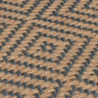 Alfombra de salón de yute azul 160x230 cm Gemma | Maisons du Monde