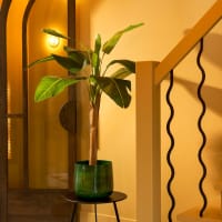 Macetero de metal verde oscuro d37 Benson | Maisons du Monde