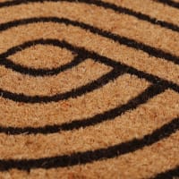Paillasson tapis d'entrée coloris coco naturel 60x90 Coco mat | Maisons ...