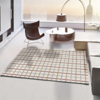 Teppich in Jute-Optik mit kariertem Muster, 120x160, grau Juta ...