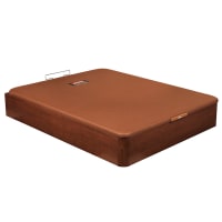 Cama abatible 150x190 cm + banco roble nordic y antracita Saturn ...