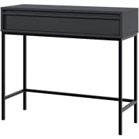 Console en bois noir avec portes coulissantes Barbier | Maisons du Monde