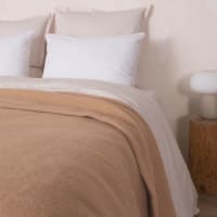 Couverture en 100% pure laine vierge sans teinture 240 x 260 cm ...