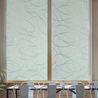 Rouleau occultant électrostatique lignes design pour fenêtre 45x50m ...