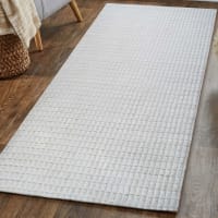 Tappeto a tessitura piatta con riflessi di luce antracite 160x230 ...